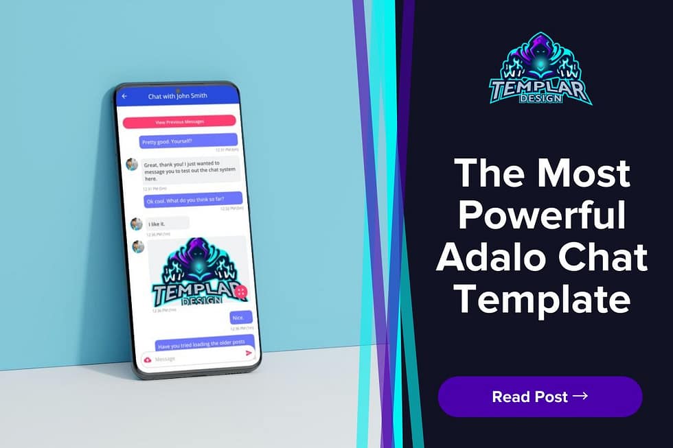 The Most Powerful Adalo Chat Template by Templar Design