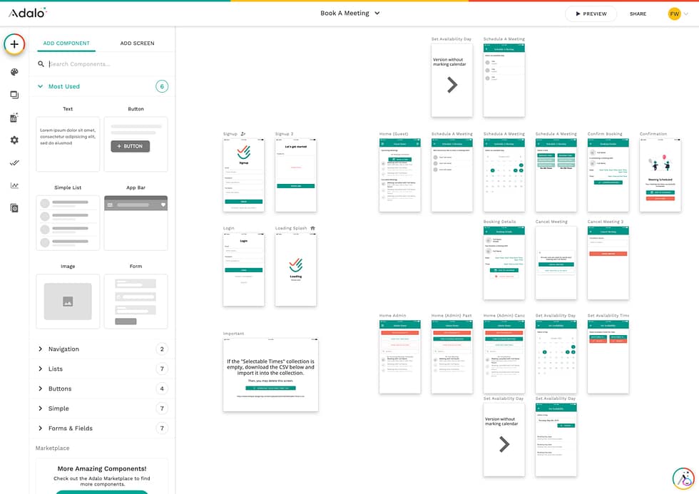 Designing A Scheduling Application From Scratch With Adalo