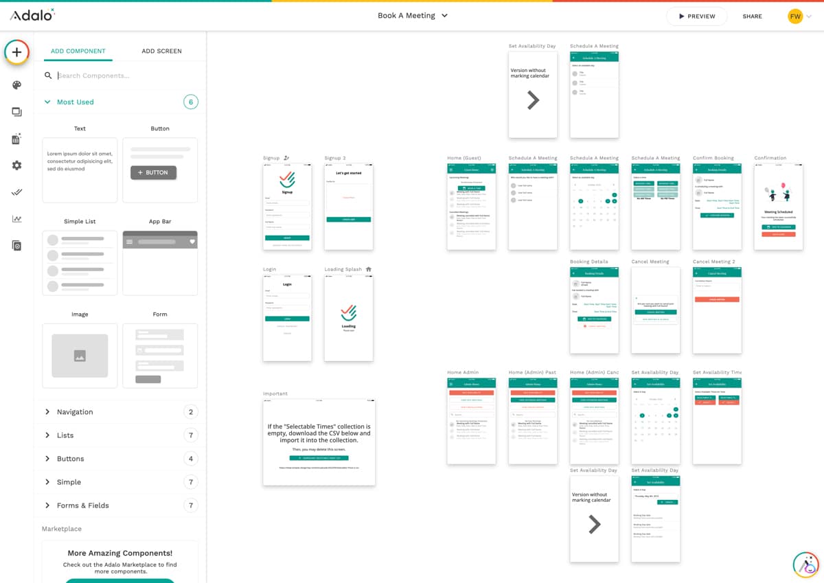 Designing A Scheduling Application From Scratch With Adalo